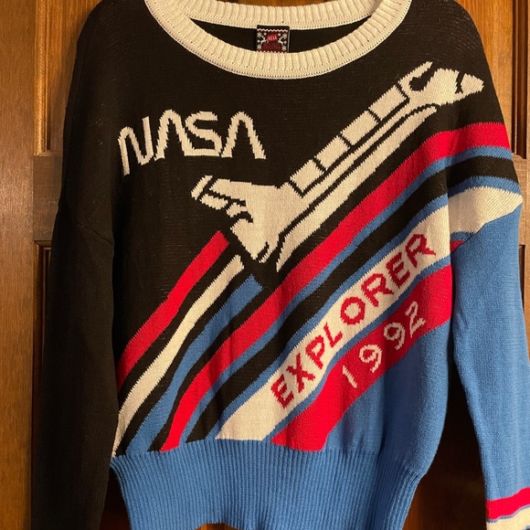 Well Worn | Sweaters | Retro Nasa Space Shuttle Holiday Sweater | Poshmark